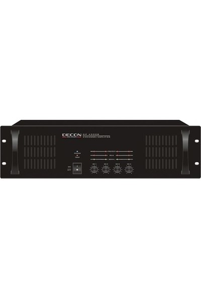 Decon Dp-4300B Power Amplifikatör 4X300W 70/100 Volt