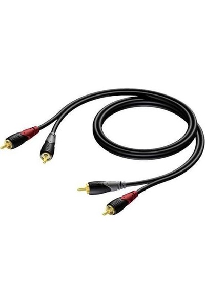 Procab Cla800 Çift Erkek Rca Jack - Çift Erkek Rca Jack - 3 Metre