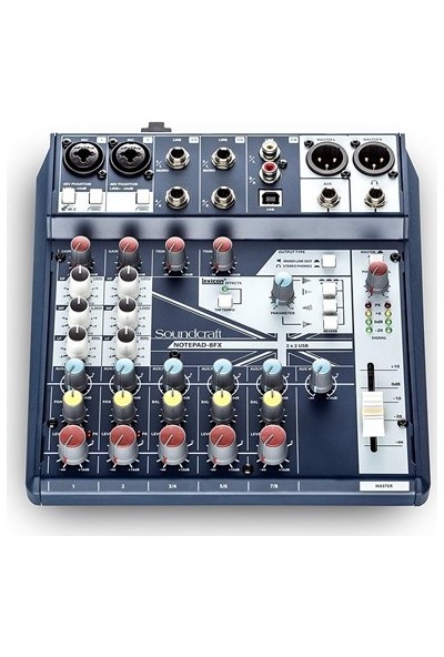 Soundcraft Notepad 8Fx 8 Kanal 2 Profesyonel Mikrofon Preamp, Kayıt Mikseri Soundcraft Notepad 8Fx 8 Kanal 2 Profesyonel Mikrofon Preamp, Kayıt Mikseri