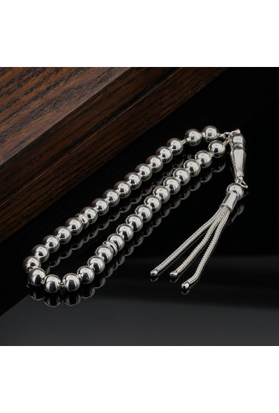 Takıhan Küre Kesim Gümüş Tesbih
