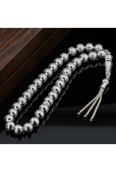 Takıhan 925 Ayar Gümüş Küre Kesim Tesbih