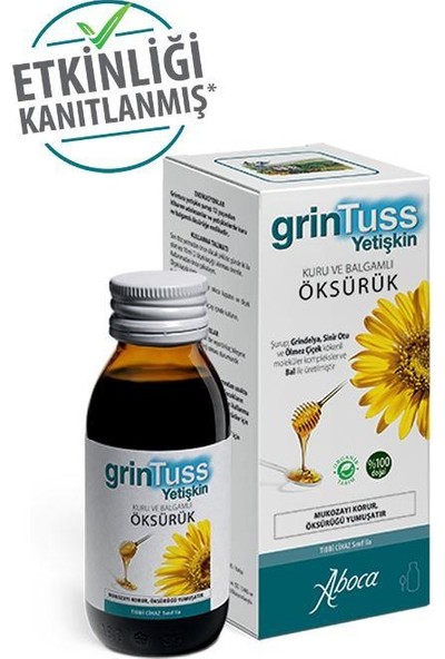 Grintuss Bitkisel Şurup 100 ml - Yetişkinlere Özel Grintuss Bitkisel Şurup 100 ml - Yetişkinlere Özel