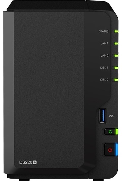 Synology DS220+ (2 Yuvalı 1xge 1xesata) Nas Depolama Ünitesi