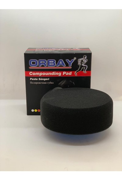 Orbay Aplikatörlü Polisaj Pasta Süngeri Siyah 150 mm Yumuşak Orbay Aplikatörlü Polisaj Pasta Süngeri Siyah 150 mm Yumuşak