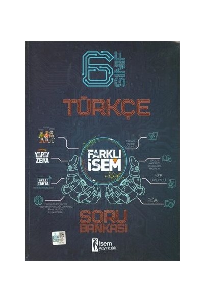 İsem Yayıncılık 6. Sınıf Farklı Türkçe Soru Bankası
