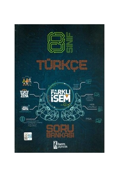 İsem Yayıncılık 8. Sınıf Farklı Türkçe Soru Bankası
