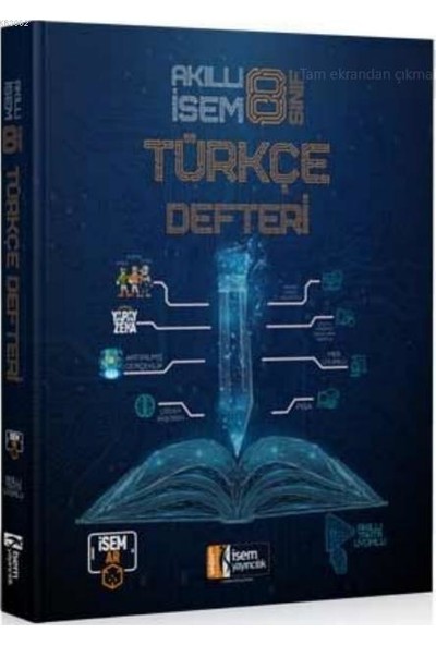 İsem Yayıncılık 8. Sınıf Akıllı Türkçe Defteri