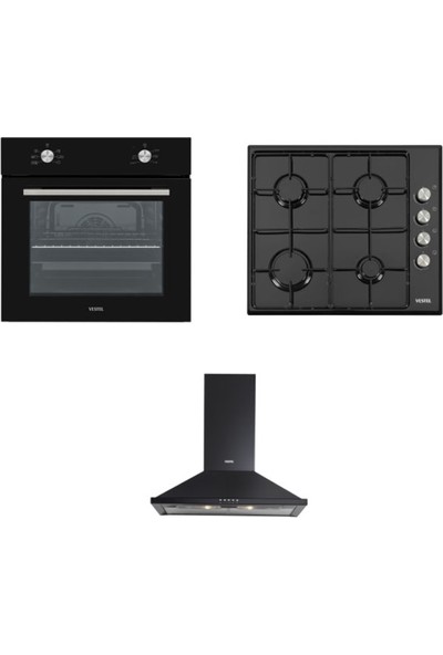 Vestel Piramit Siyah Set 1 (AF- 5661 YS-AO 6004 YS-AD 6001 S) Vestel Piramit Siyah Set 1 (AF- 5661 YS-AO 6004 YS-AD 6001 S)