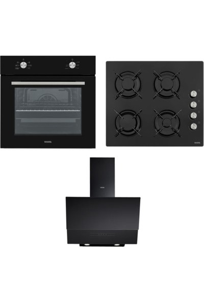 Vestel Siyah Lezzet Üçlüsü Set 3 (AF-5661 YS-AO-65104 S-AD-6331 S) Vestel Siyah Lezzet Üçlüsü Set 3 (AF-5661 YS-AO-65104 S-AD-6331 S)