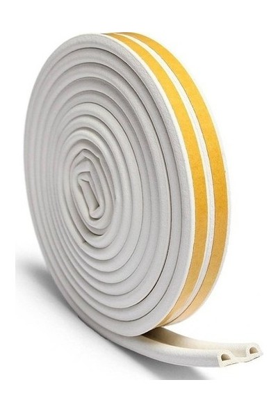 Armir Kapı ve Pencere Izolasyon Fitili Bandı Beyaz Yapışkanlı 2 x 10=20