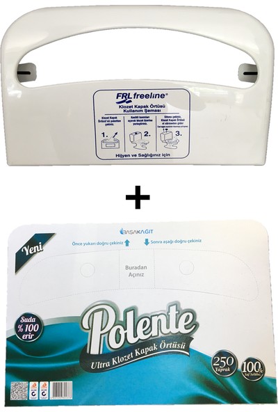 Berta Plastik Klozet Kağıt Verici + Klozet Kapak Örtüsü Berta Plastik Klozet Kağıt Verici + Klozet Kapak Örtüsü