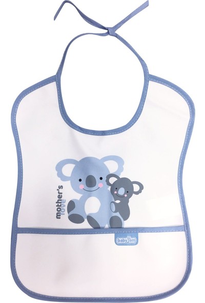 Babyjem Poli Muşamba Önlük Küçük Mavi Babyjem Poli Muşamba Önlük Küçük Mavi
