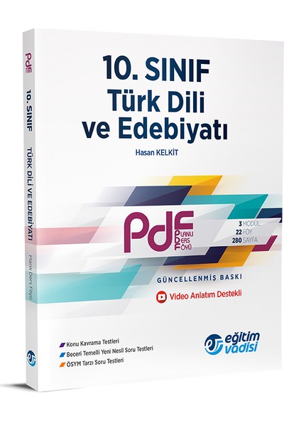 Eğitim Vadisi 10.Sınıf PDF Edebiyat Video Anlatım Destekli