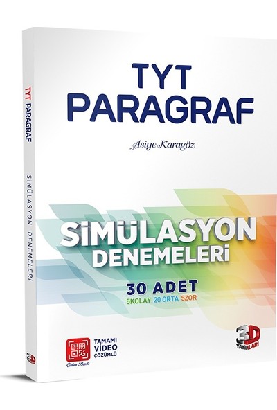 3D TYT Simülasyon Paragraf Denemeleri Tamamı Video Çözümlü 3D TYT Simülasyon Paragraf Denemeleri Tamamı Video Çözümlü