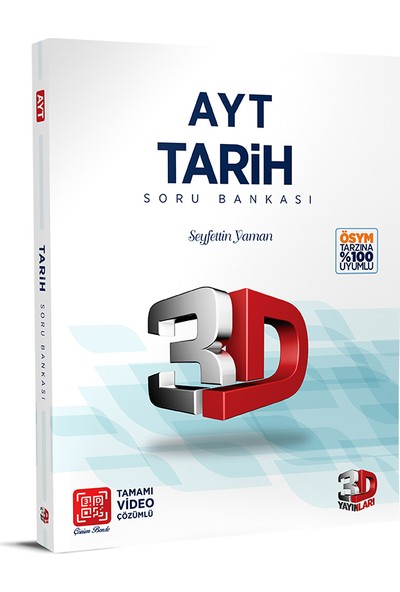 3D Yayınları AYT Tarih Soru Bankası Tamamı Video Çözümlü - Murat Usta 3D Yayınları AYT Tarih Soru Bankası Tamamı Video Çözümlü - Murat Usta