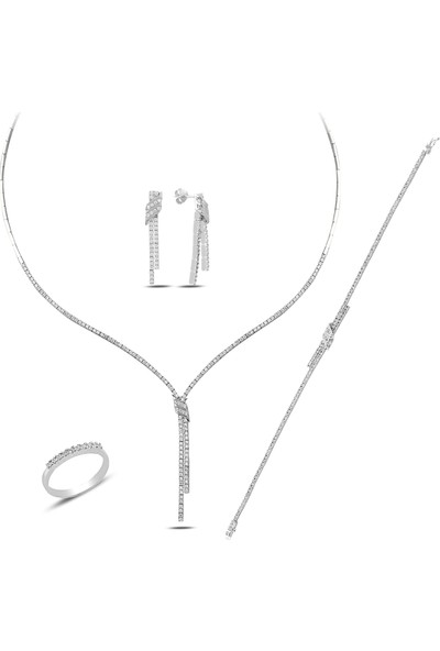 Barış Takı 925 Ayar Gümüş Kemer Salkım Su Yolu Düğün Özel Gün Seti Barış Takı 925 Ayar Gümüş Kemer Salkım Su Yolu Düğün Özel Gün Seti