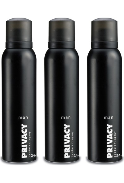 Privacy Erkek 3'lü Deodorant Set