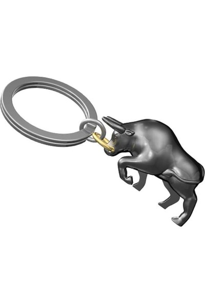 Metalmorphose Bullring Boğa Anahtarlık Metalik Gri