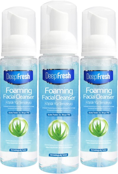 Deep Fresh Yüz Temizleme Köpüğü 3 x 200 ml Deep Fresh Yüz Temizleme Köpüğü 3 x 200 ml