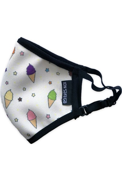 Ion Safe Go Gümüş Iyonlu Sertifikalı Ayarlanabilir Dondurma Çocuk Maske