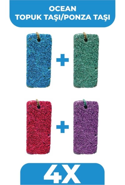 Ocean Topuk Taşı - Ponza Taşı 4 Adet Ocean Topuk Taşı - Ponza Taşı 4 Adet
