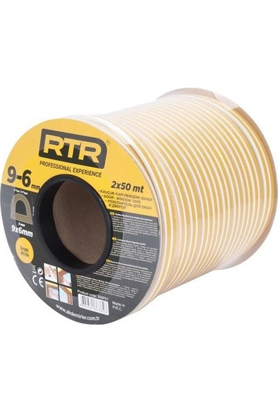 Rtr Kapı Pencere Soğuk Izolasyon Bandı Fitili 100 m 1 Top
