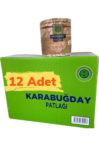 Karabuğday Patlağı Sade 12 Paket 88 gr Karabuğday Patlağı Sade 12 Paket 88 gr
