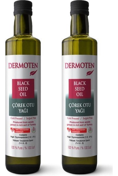 Dermoten Çörekotu Yağı 250 ml (2'li) Dermoten Çörekotu Yağı 250 ml (2'li)