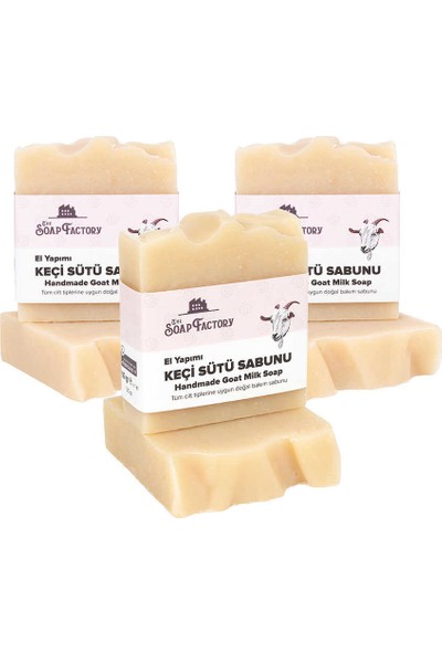 The Soap Factory İpek Seri El Yapımı Keçi Sütü Sabunu 100 g x 3 Adet (Toplam 300 g) - Lüks - Doğal - Bütün Cilt Tiplerine Uygun - Soğuk Sıkım - Üstün Cilt Bakımı The Soap Factory İpek Seri El Yapımı Keçi Sütü Sabunu 100 g x 3 Adet (Toplam 300 g) - Lüks - Doğal - Bütün Cilt Tiplerine Uygun - Soğuk Sıkım - Üstün Cilt Bakımı