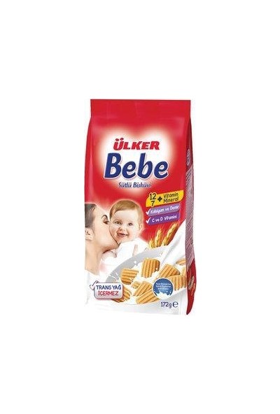 Ülker Bebe Sütlü Bisküvisi 172 gr