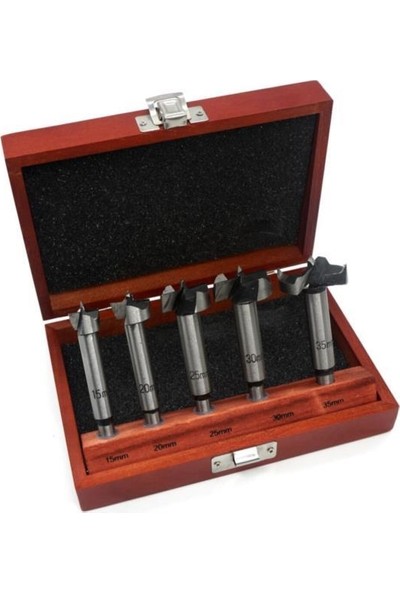 Rox Wood Tas Menteşe Freze Uç Seti 5'li Rox Wood Tas Menteşe Freze Uç Seti 5'li