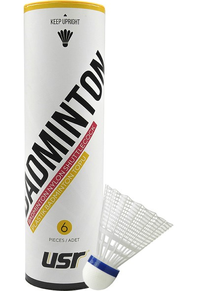 USR Glide 200 Plastik Badminton Topu Beyaz USR Glide 200 Plastik Badminton Topu Beyaz