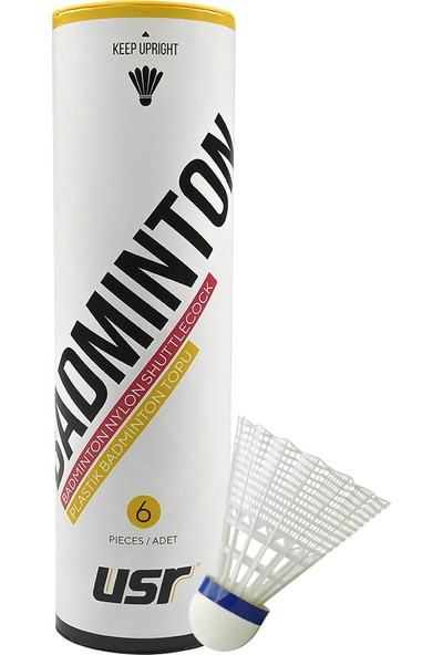 USR Flow 200 Plastik Badminton Topu Beyaz