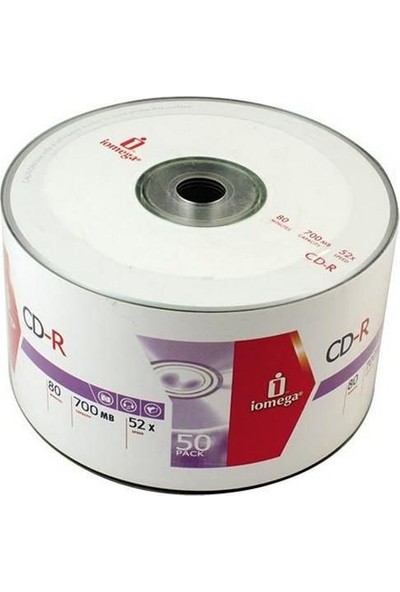 Boş Cd-R Iomega 50'li Spındle 1 Koli (12 PAKET,600 Adet) Boş CD Boş Cd-R Iomega 50'li Spındle 1 Koli (12 PAKET,600 Adet) Boş CD
