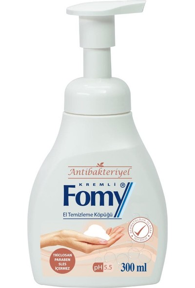 Fomy Antibakteriyel El Temizlik Köpüğü 300 ml Fomy Antibakteriyel El Temizlik Köpüğü 300 ml