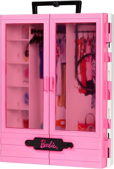 Barbie Fashionstas Gardrop Moda Seti