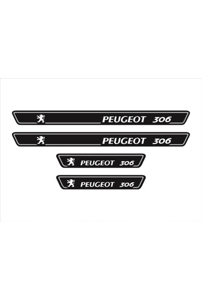 Ömr Dizayn Hediye Peugeot 306 Logolu 4'lü Kapı Eşiği Oto Aksesuar Gri Ömr Dizayn Hediye Peugeot 306 Logolu 4'lü Kapı Eşiği Oto Aksesuar Gri