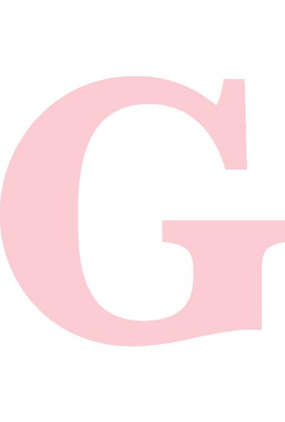 Festivall Karton Harf Banner Pembe G Festivall Karton Harf Banner Pembe G