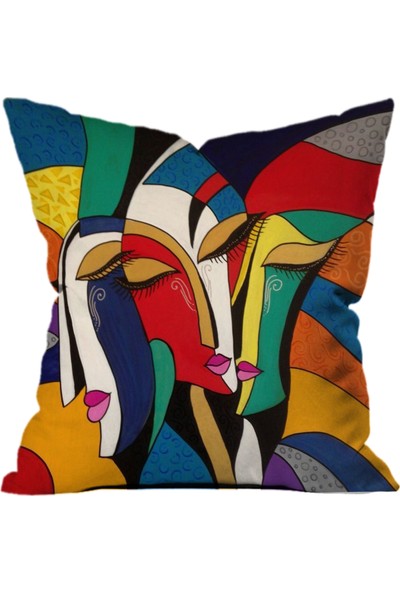 Sweet Home Arts Gizliyüz Yastık Kırlent Kılıfı Sweet Home Arts Gizliyüz Yastık Kırlent Kılıfı