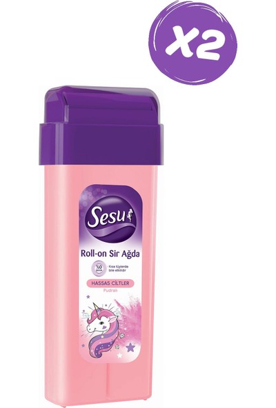Sesu Roll-On Sir Ağda Hassas Cilt Unicorn 100 ml x 2 Adet Sesu Roll-On Sir Ağda Hassas Cilt Unicorn 100 ml x 2 Adet