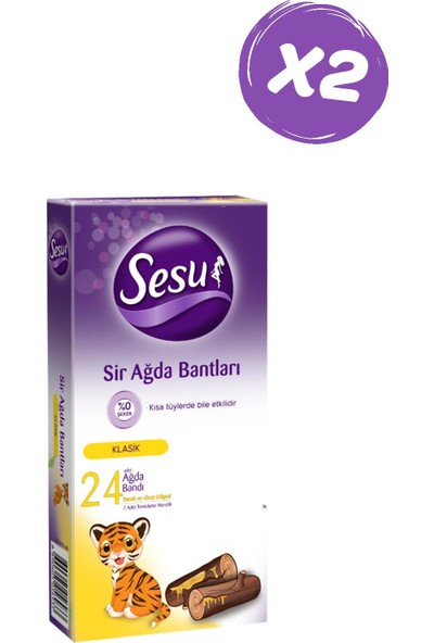 Sesu Sir Ağda Bandı Klasik 24'lü x 2 Adet