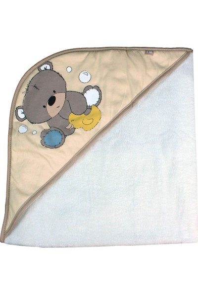 Mothercare Ayıcıklı Bebek Banyo Havlusu