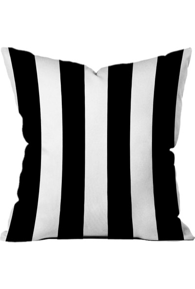 Sweet Home Arts Siyah Beyaz Yastık Kırlent Kılıfı Sweet Home Arts Siyah Beyaz Yastık Kırlent Kılıfı