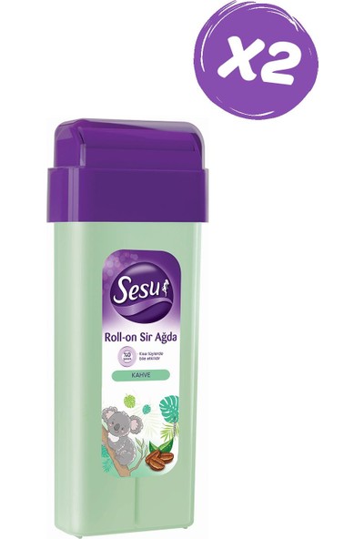 Sesu Roll-On Sir Ağda Kahve Koala 100 ml x 2 Adet Sesu Roll-On Sir Ağda Kahve Koala 100 ml x 2 Adet