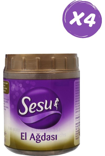 Sesu El Ağdası 250 gr x 4 Adet Sesu El Ağdası 250 gr x 4 Adet