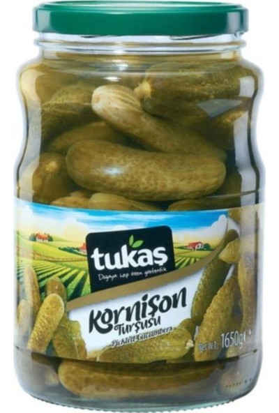 Tukaş Kornişon Turşu 1650 gr