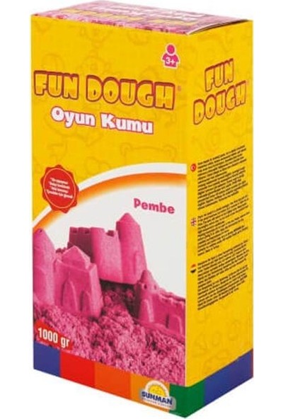 Sunman Fun Dough Kinetik Kum 1000 gr Pembe Sunman Fun Dough Kinetik Kum 1000 gr Pembe