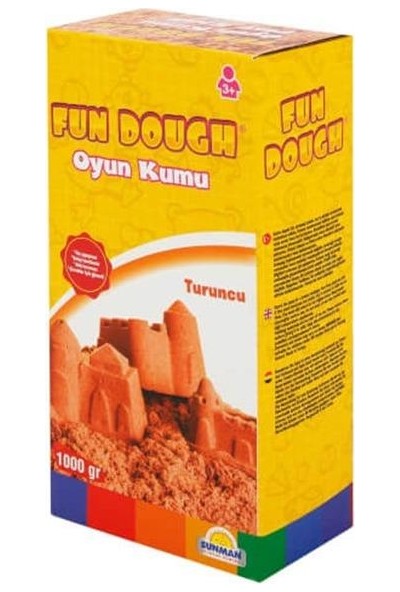 Sunman Fun Dough Kinetik Kum 1000 gr Turuncu