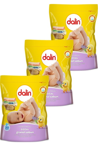 Dalin Granül Toz Sabun 1000 gr x 3 Adet Dalin Granül Toz Sabun 1000 gr x 3 Adet