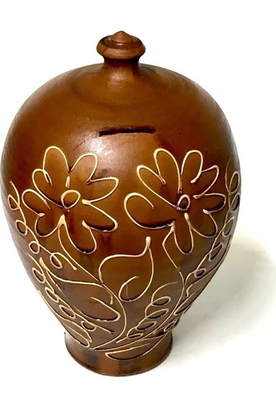 Morponi Toprak Küp Kumbara Orta Boy